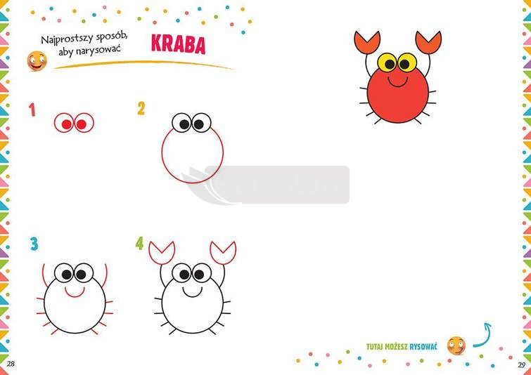 Pierwsze kroki rysowania. Najprostszy sposób... | KSIĄŻKI \ Dla dzieci ...